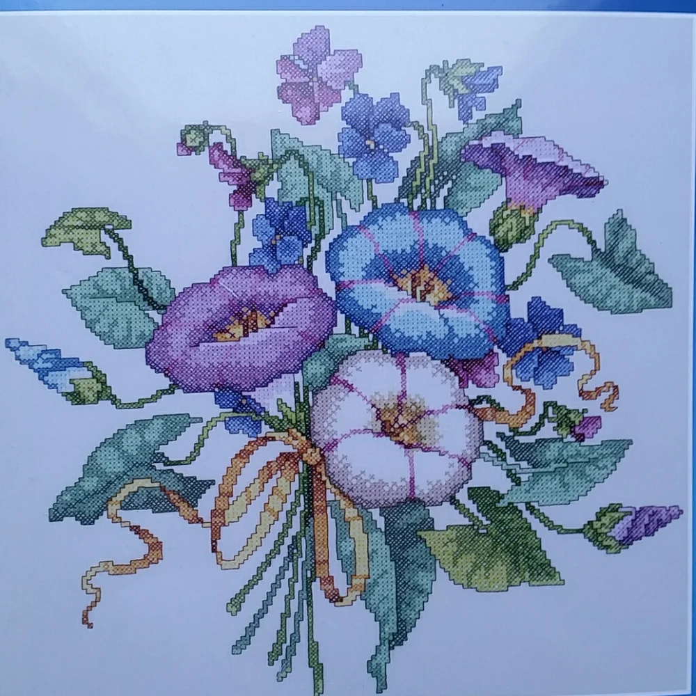 Janlynn | Other | Janlynn Morning Glories Cross Stich | Poshmark